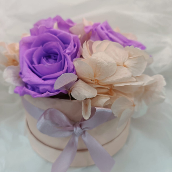 Flores Preservadas – Rosas Roxas – Florista D-Coração